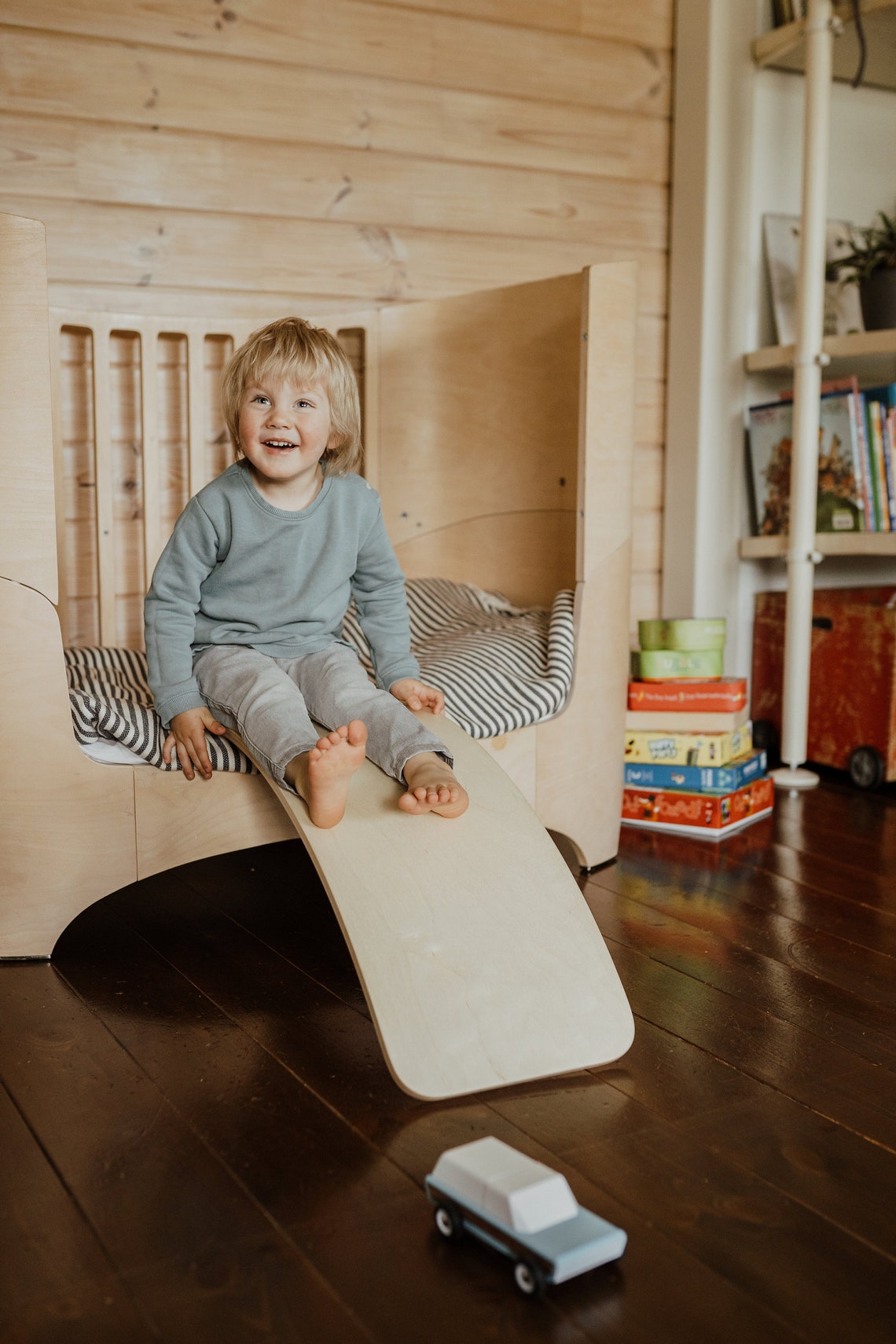 Natural Waldorf Wooden Balance Board for Kids & Toddlers Wood - Etsy