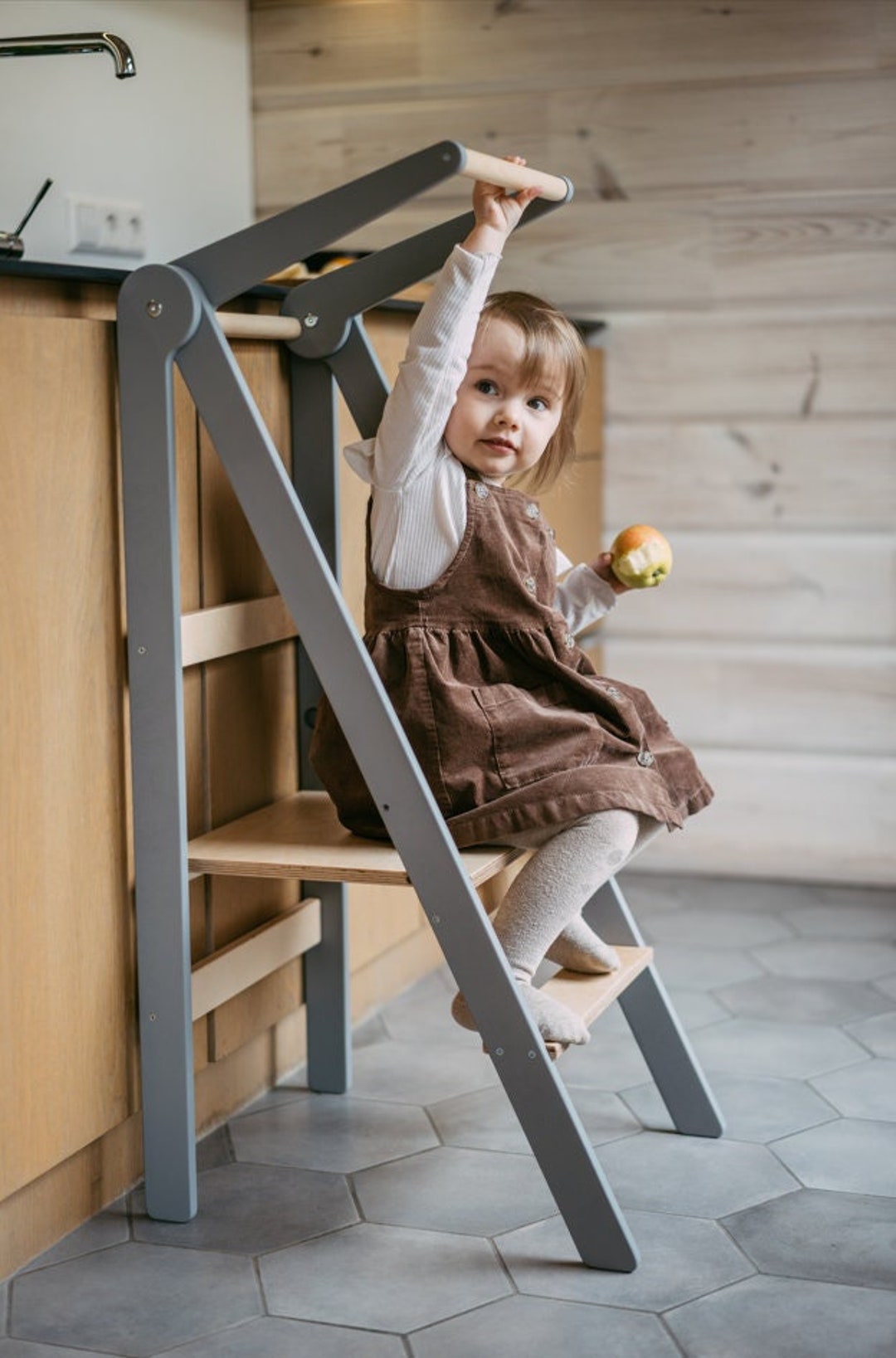 Foldable Helper Tower, Kitchen Tower, Helper Tower, Step Stool, Toddler ...