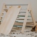 Wood Gym Triangle Kids Climbing Ladder Wooden Step Triangle - Etsy