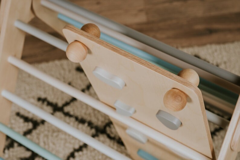 Triangle Climber and Climbing Wall 2in1 Set Climbing Set - Etsy