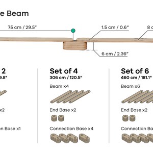 Balance Beam for Kids and Toddlers, Balance Path, Balance Beam Set ...