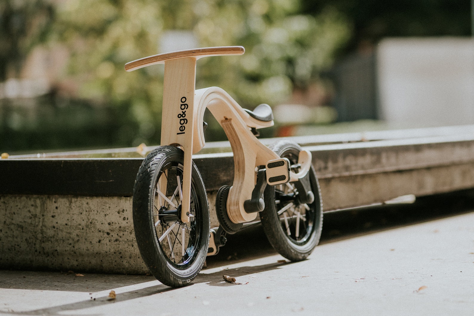 Balance bike with pedals Wooden bike Wooden balance bike - Etsy España