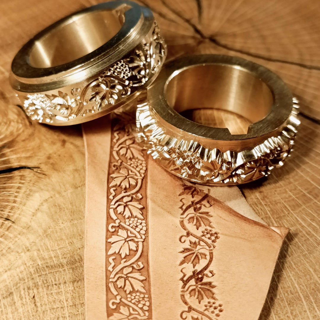 Brass Rollers for Leather Embossing Machine. "grapevine In ...