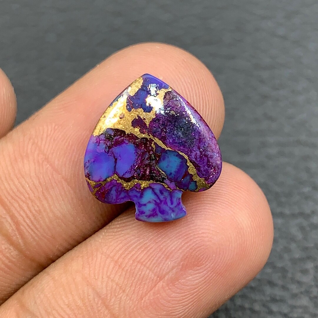 Purple Mohave Copper Turquoise ,ace Shape, Kings Man Turquoise, Spiny ...