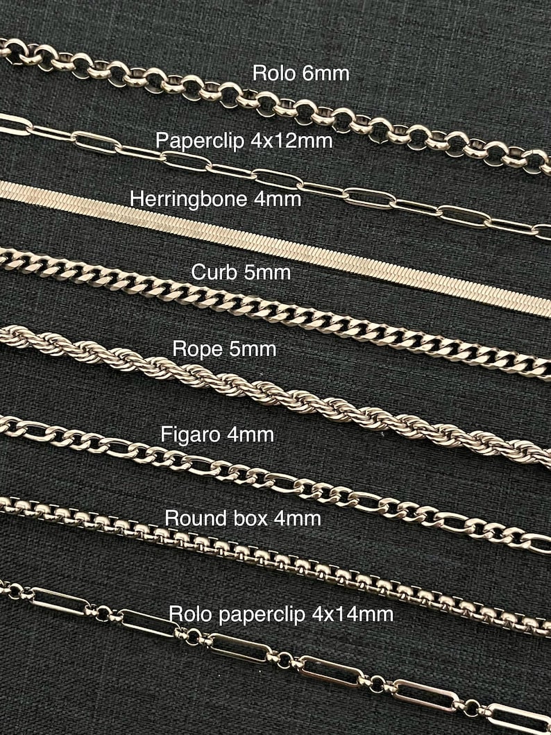 Silver Chain Bracelet, Waterproof Non Tarnish Bracelet for Women,figaro ...