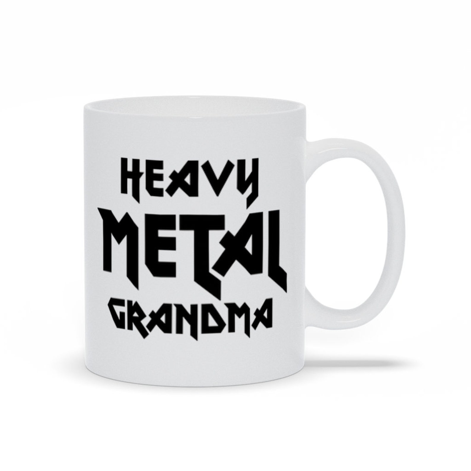 Heavy Metal Mug, Rock and Roll Grandma Gift for Metal Head Hard Rock ...