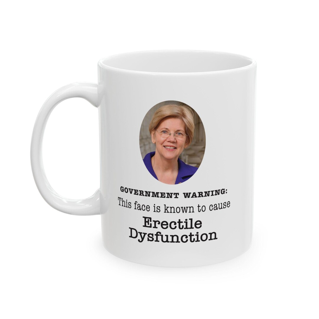 Funny Trump Elizabeth Warren Coffee Mug, Political Conservative ...