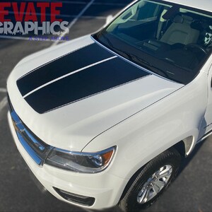Fits Chevy Colorado Hood Graphics Auto 3M Vinyl Decals Stripes and ...