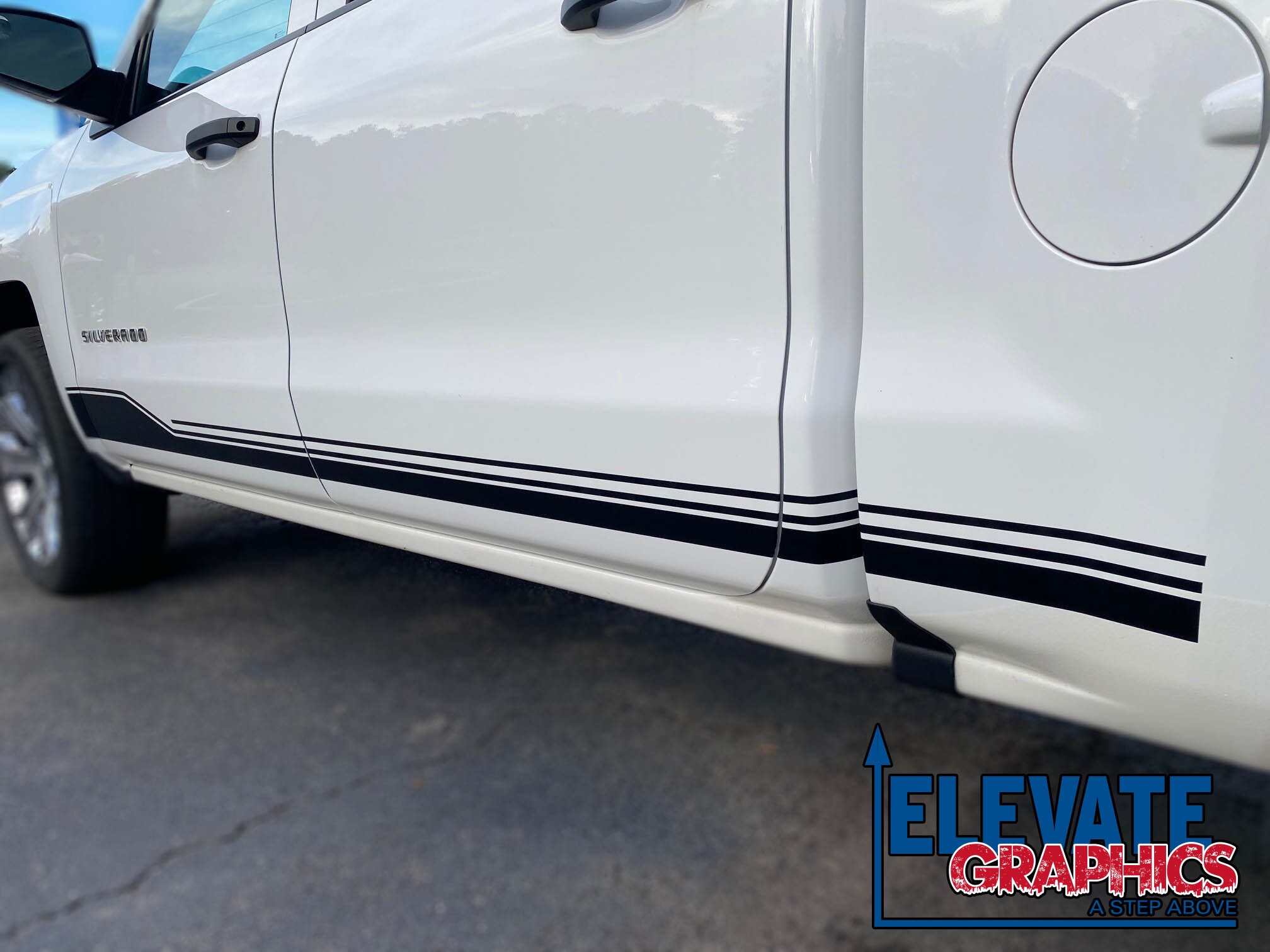 Fits Chevy Silverado Rocker One Graphics 3M Vinyl Auto Stripes - Etsy