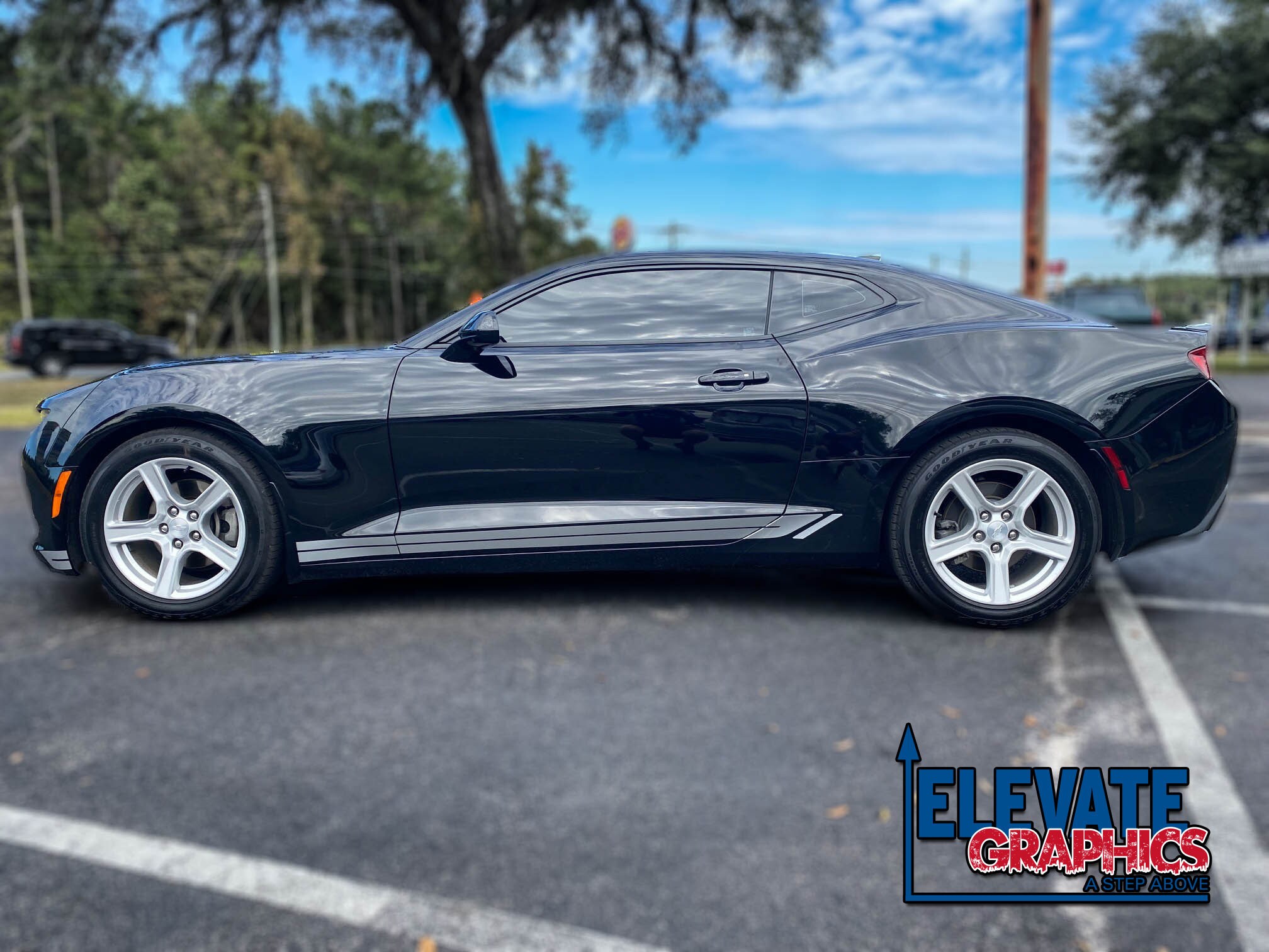 Chevy Camaro Side Rocker Runner Stripes 3M Auto Graphics Vinyl Decals ...