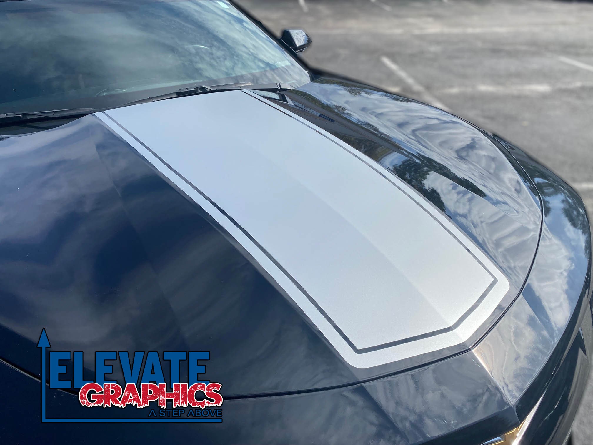 Chevy Camaro Hood And Trunk Rally Zoom Stripes 3M Auto Graphics Vinyl ...