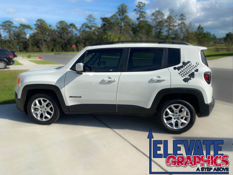 Fits Jeep Renegade Side Tire Graphics Auto Vinyl Stripes 3m - Etsy