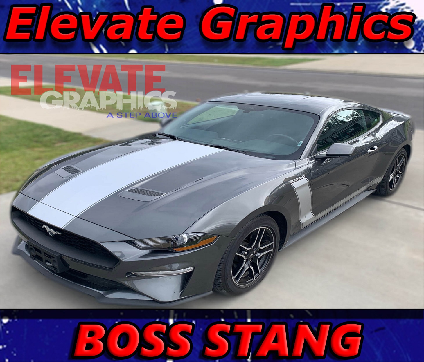 2022 Mustang Gt Stripe Kit