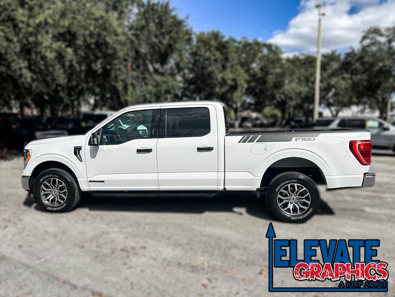 Fits Ford F-150 Side Combat Graphics Auto Vinyl Stripes 3M Decals and ...