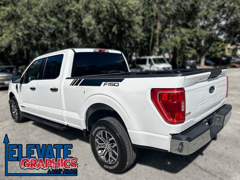 Fits Ford F-150 Side Combat Graphics Auto Vinyl Stripes 3M Decals and ...