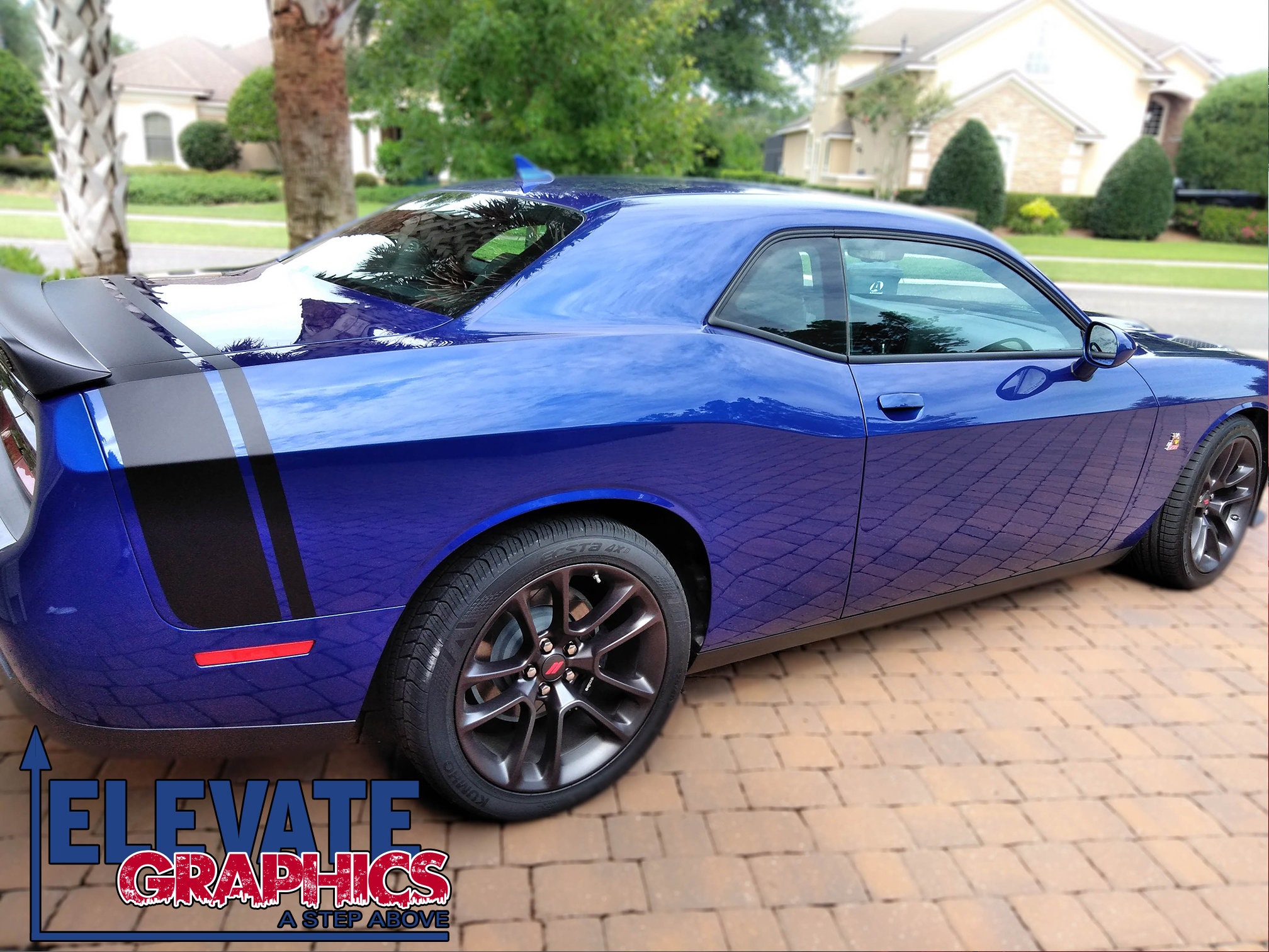 Dodge Challenger 3m Vinyl Stripes, OEM Style Graphics, Custom Stickers ...