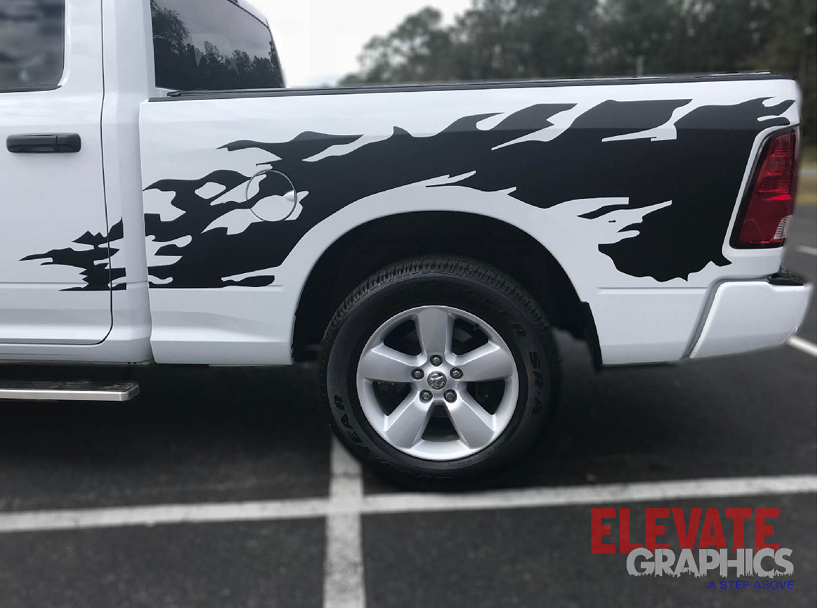 Ram 1500 3m Vinyl Stripes, OEM Style Graphics, Custom Stickers, And ...