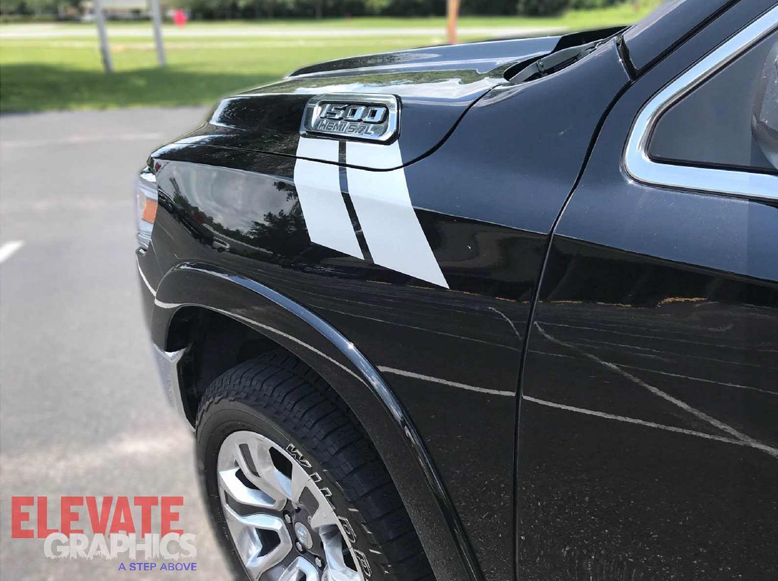 Fits Dodge Ram 1500 Side Hash Mark Graphics Auto Stripes - Etsy