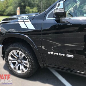 Fits Dodge Ram 1500 Side Hash Mark Graphics Auto Stripes Decals 3M ...
