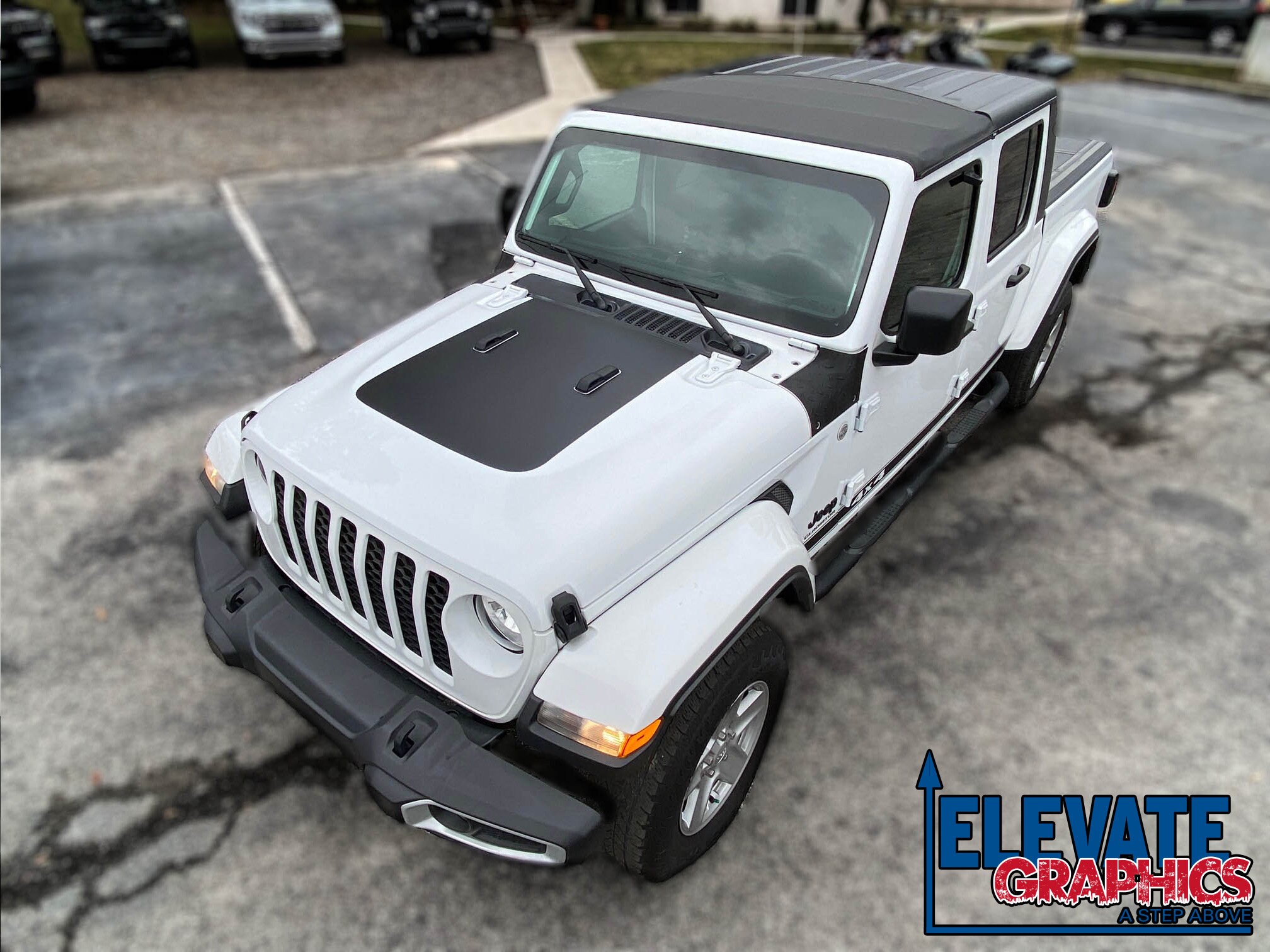 2019-2024 Fits Jeep Gladiator and Wrangler Sport Hood Beast Stripes 3M ...