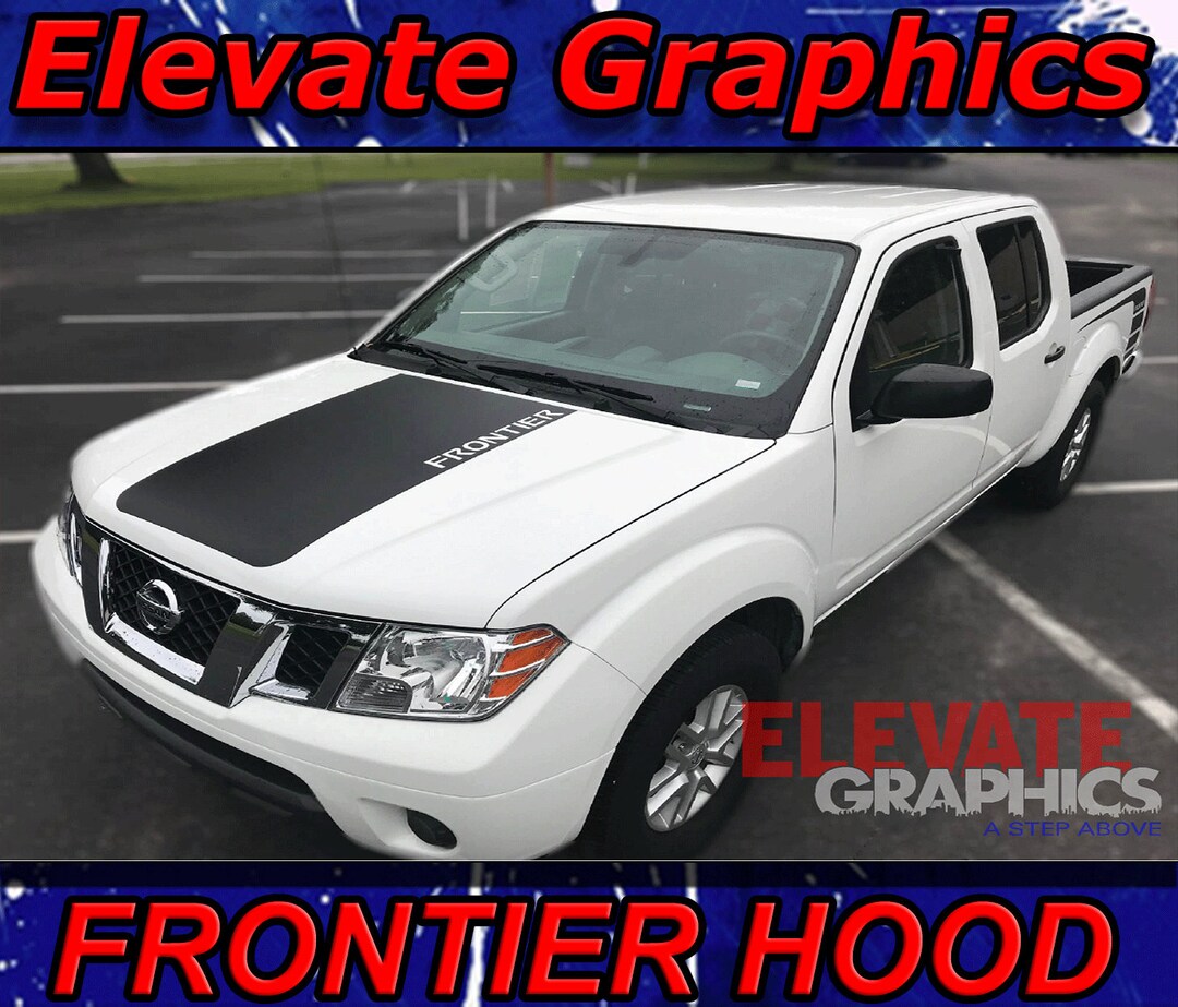 2005-2001 Fits Nissan Frontier Hood & Side Graphics Vinyl Stripes 3M ...