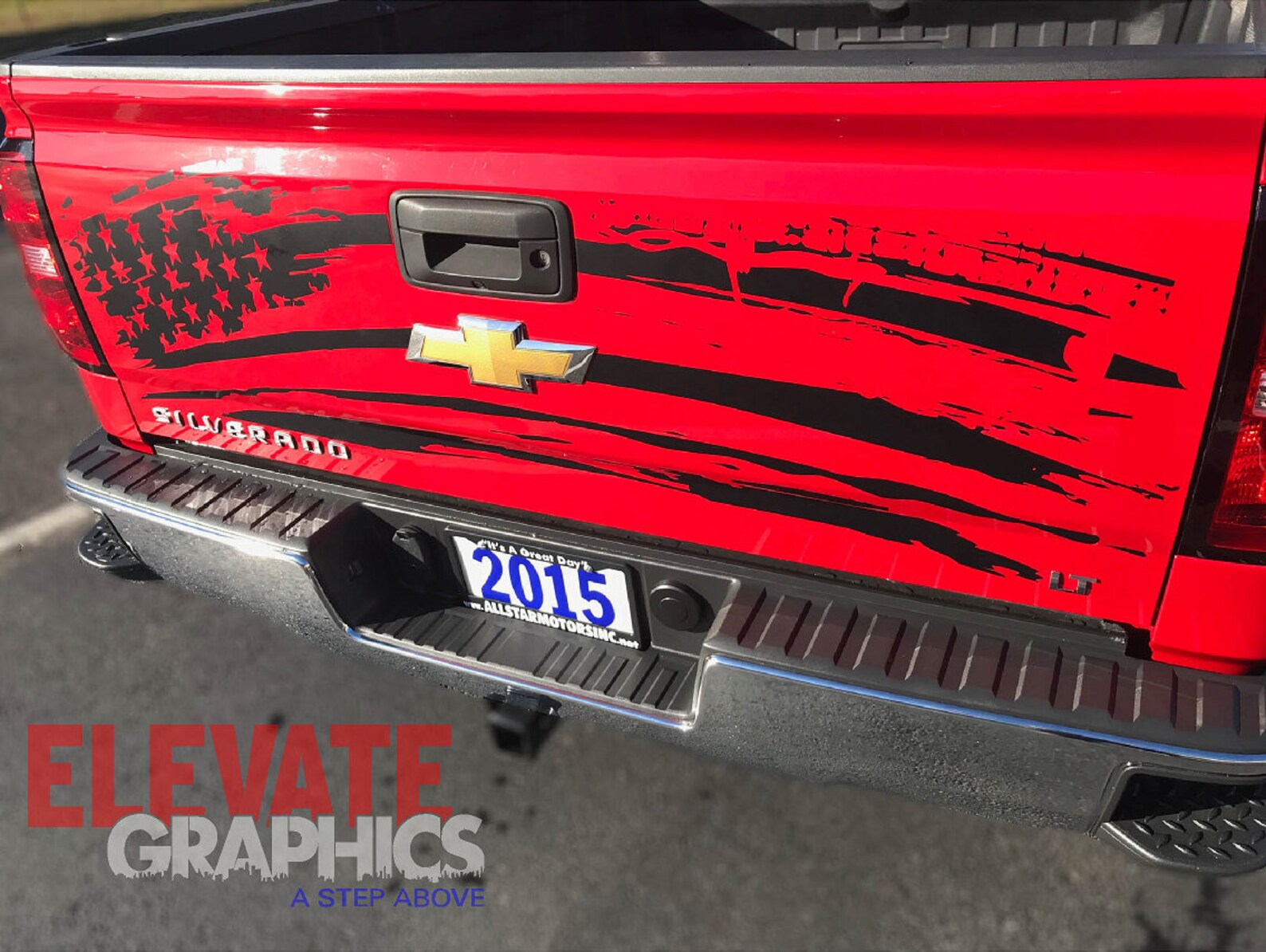 Fits Chevy Silverado Flag Tailgate Graphics Years 2007-2018 - Etsy