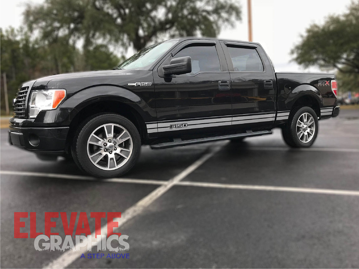 Ford F150 Side Rocker One Graphics Years 2009-2026 Auto 3M Vinyl ...