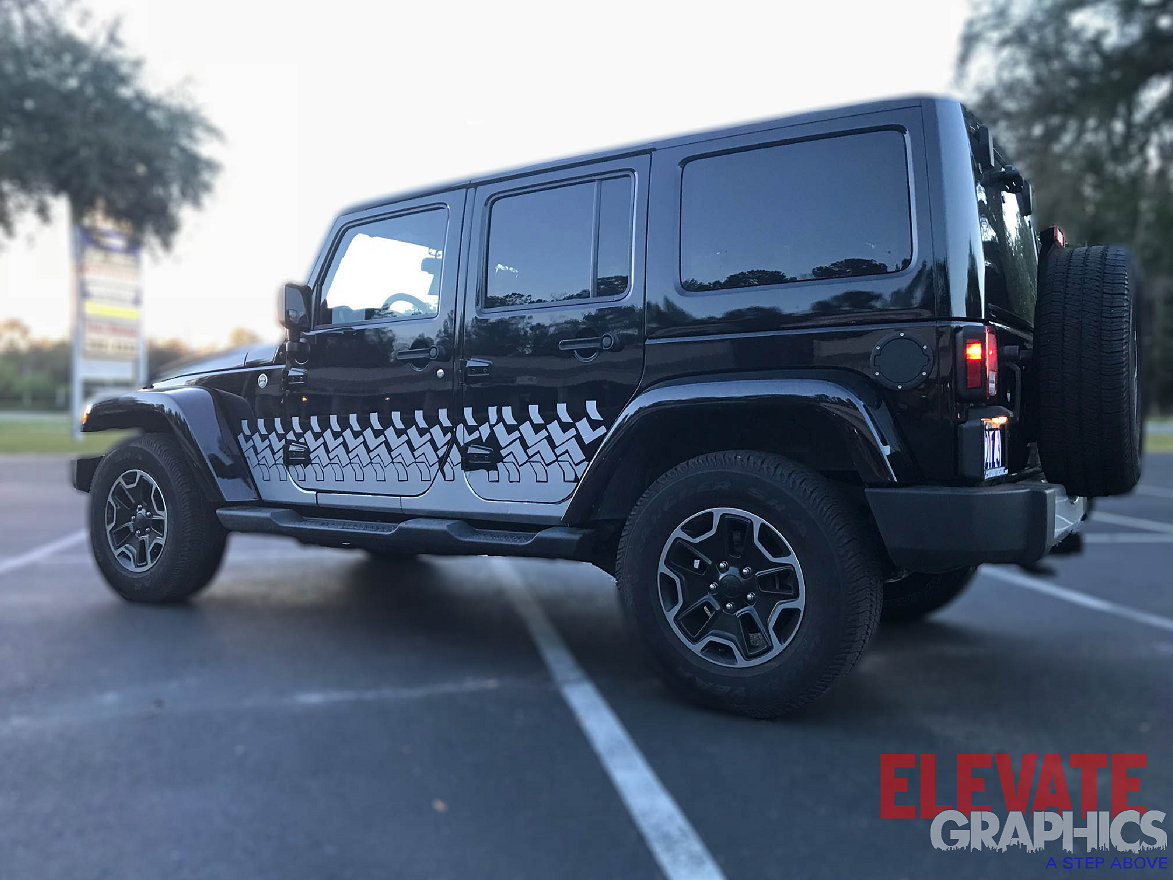 Fits Jeep Wrangler Side Track Graphics 3M Auto Stripes Vinyl | Etsy