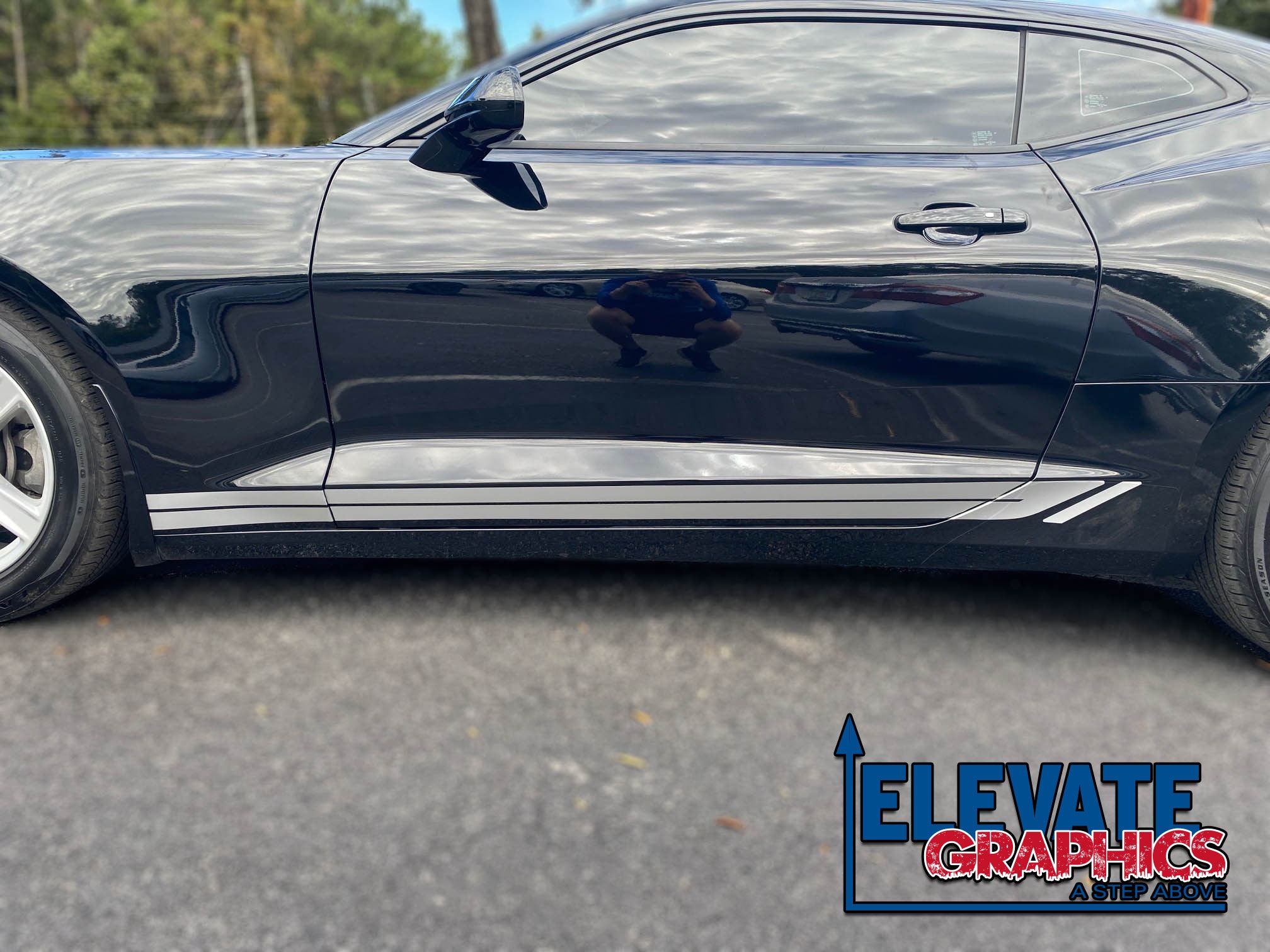 Chevy Camaro Side Rocker Runner Stripes 3M Auto Graphics Vinyl Decals ...