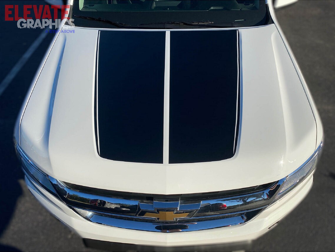 Fits Chevy Colorado Hood Graphics Auto 3M Vinyl Decals Stripes and ...