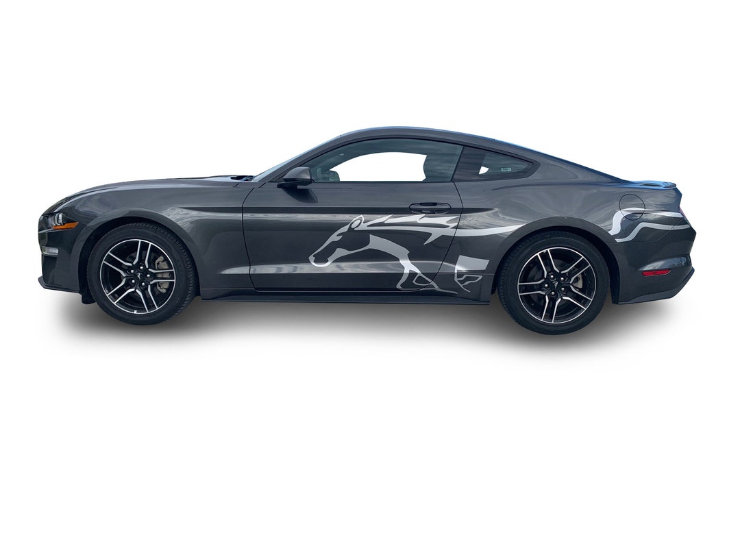Fits Ford Mustang Side Freedom Graphics Vinyl Auto Stripes 3M Decals ...