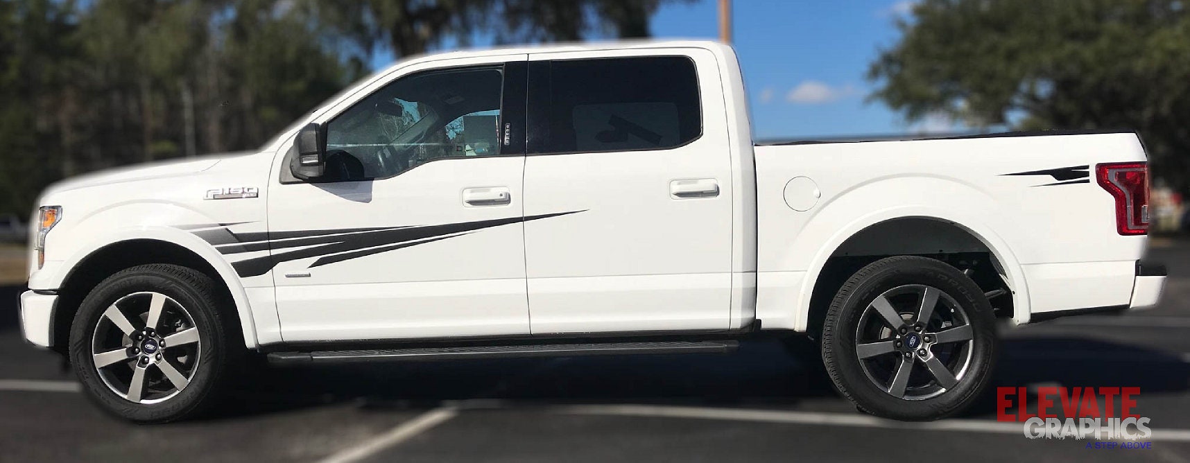 Fits Ford F-150 Side Point Graphics Years 2009-2020 Auto Stripes 3M ...