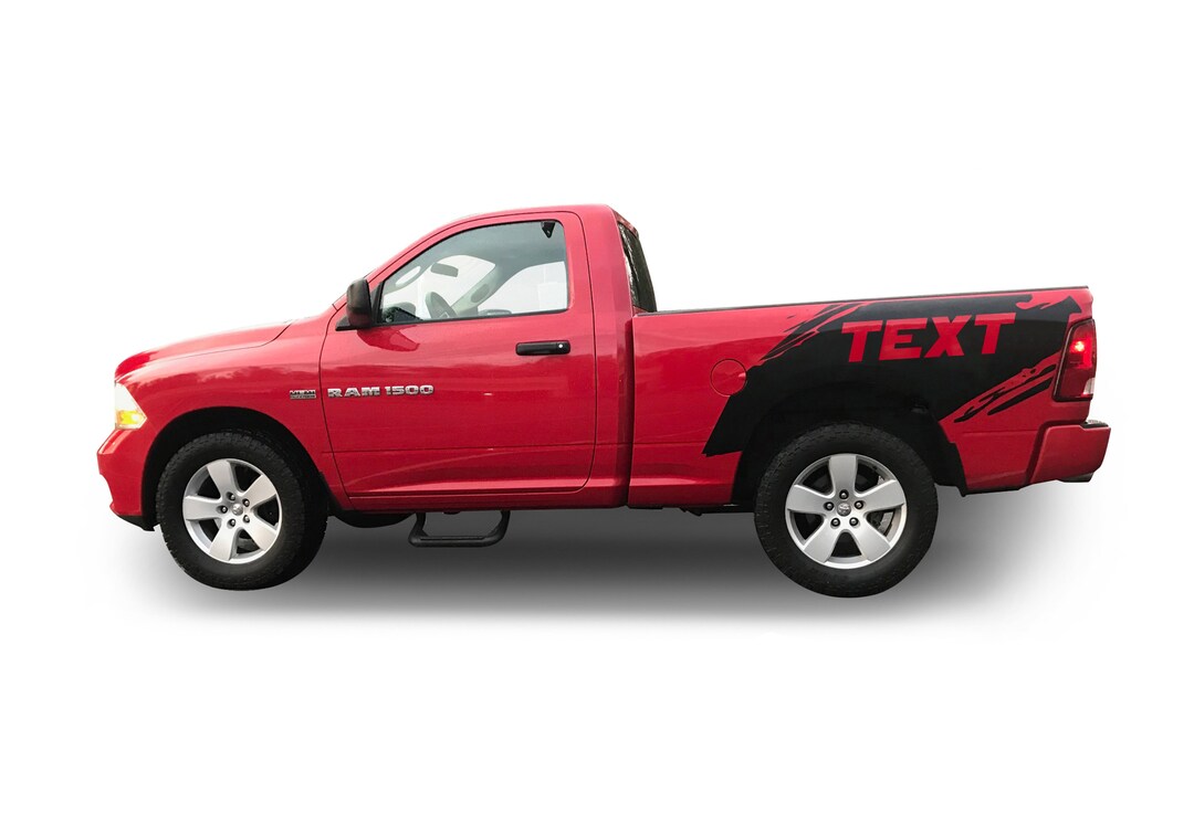 2009-2018 Fits Dodge Ram 1500 Side Splatter Stripes Auto Graphics 3M ...