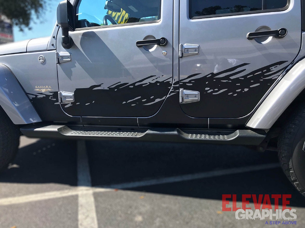 Für Jeep Wrangler Side Splatter Graphics Vinyl Auto Streifen | Etsy