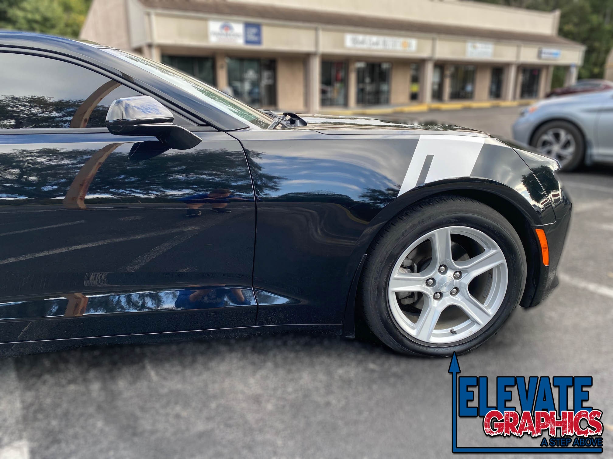 Chevy Camaro Hood Side Hash Mark Stripes 3M Auto Graphics Vinyl Decals ...