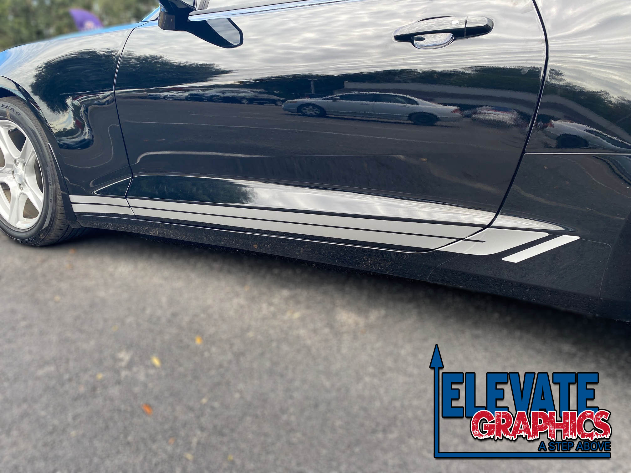 Chevy Camaro Side Rocker Runner Stripes 3M Auto Graphics Vinyl Decals ...