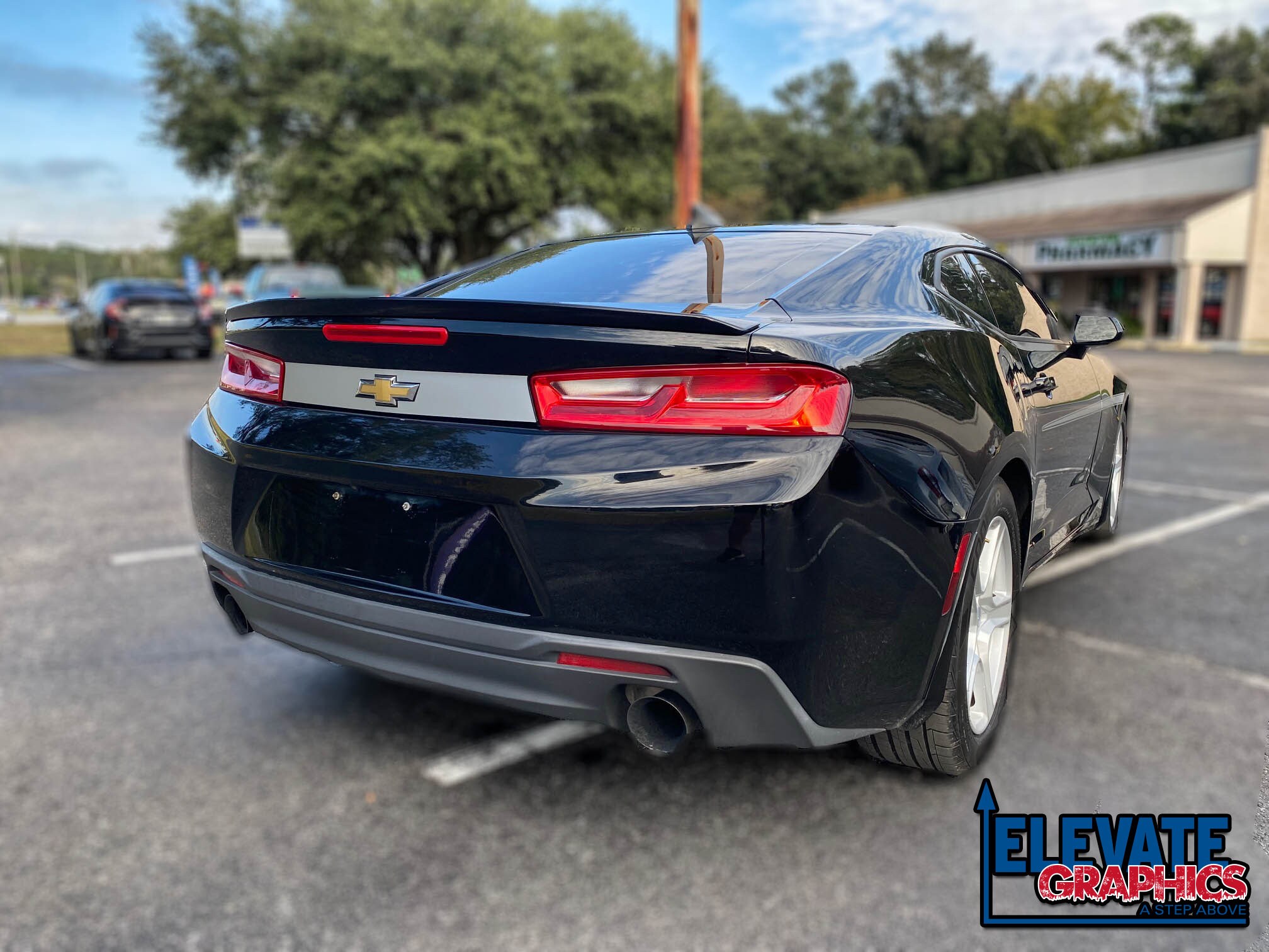 For Chevy Camaro Trunk Hyper Flow Graphics Stripes 3M Auto Vinyl Decals ...