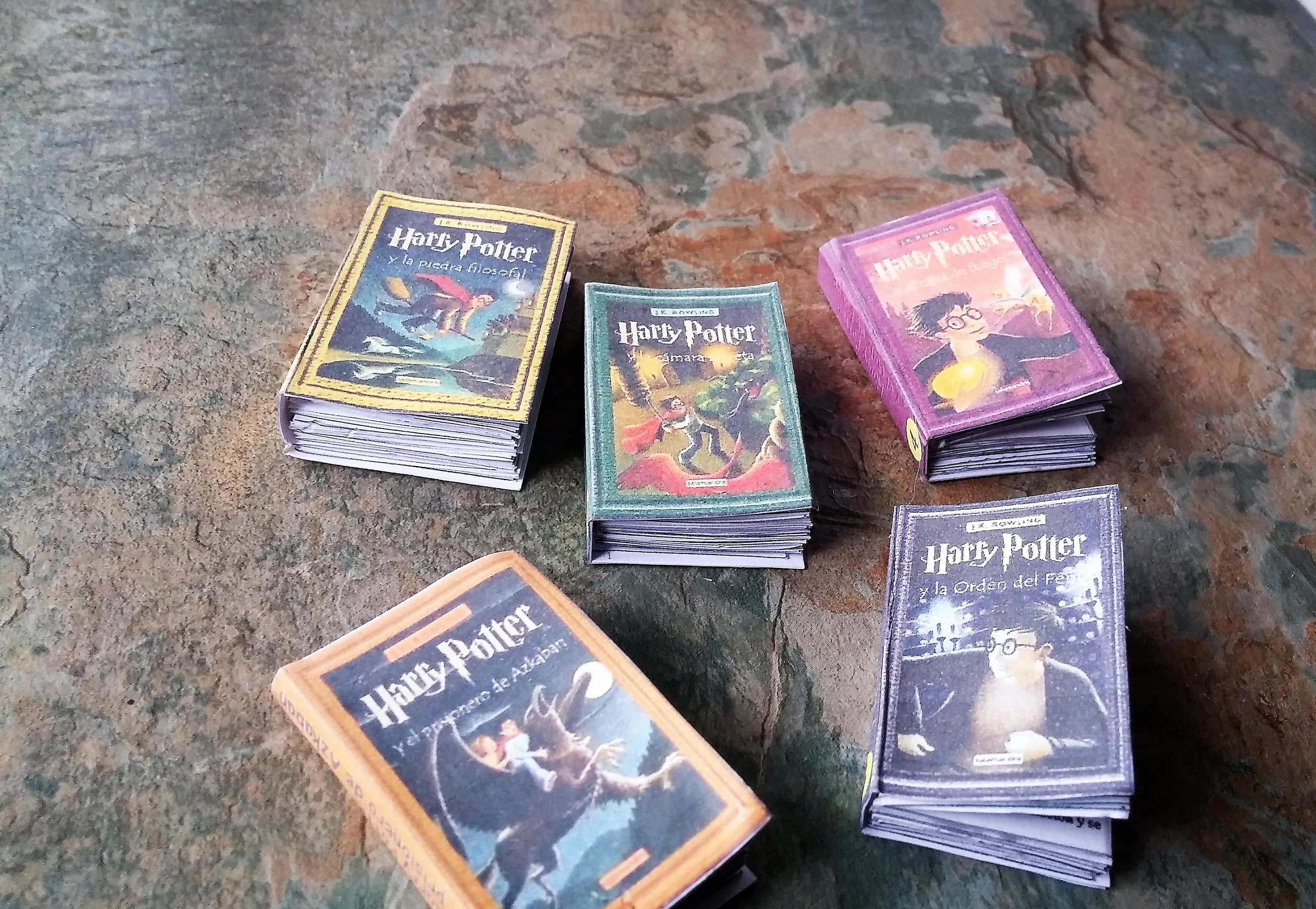 Miniature French Harry Potter Books 5 Harry Potter Books | Etsy
