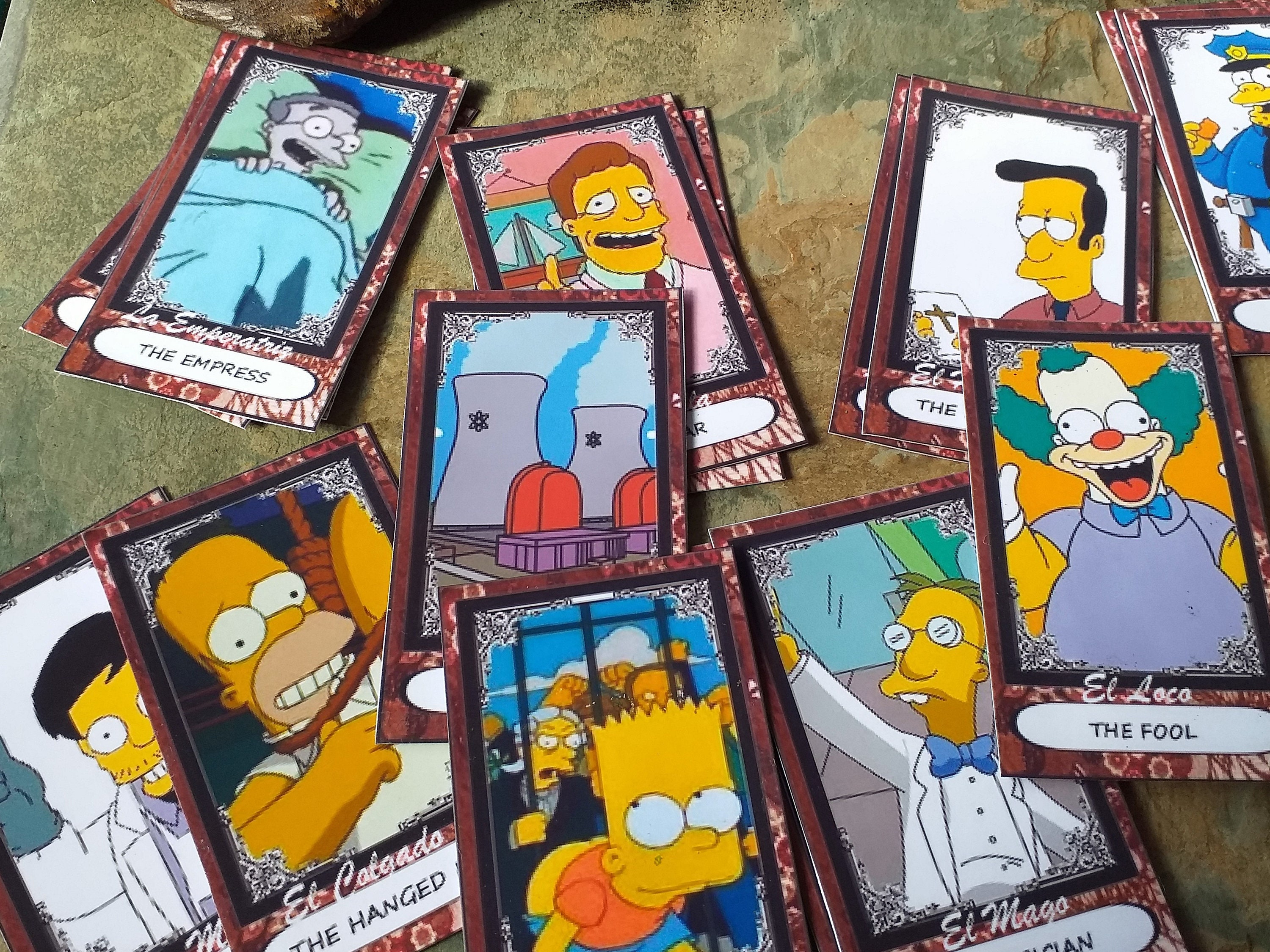 The Simpsons Tarot Cards 22 Major Tarot Cards Simpsons | Etsy