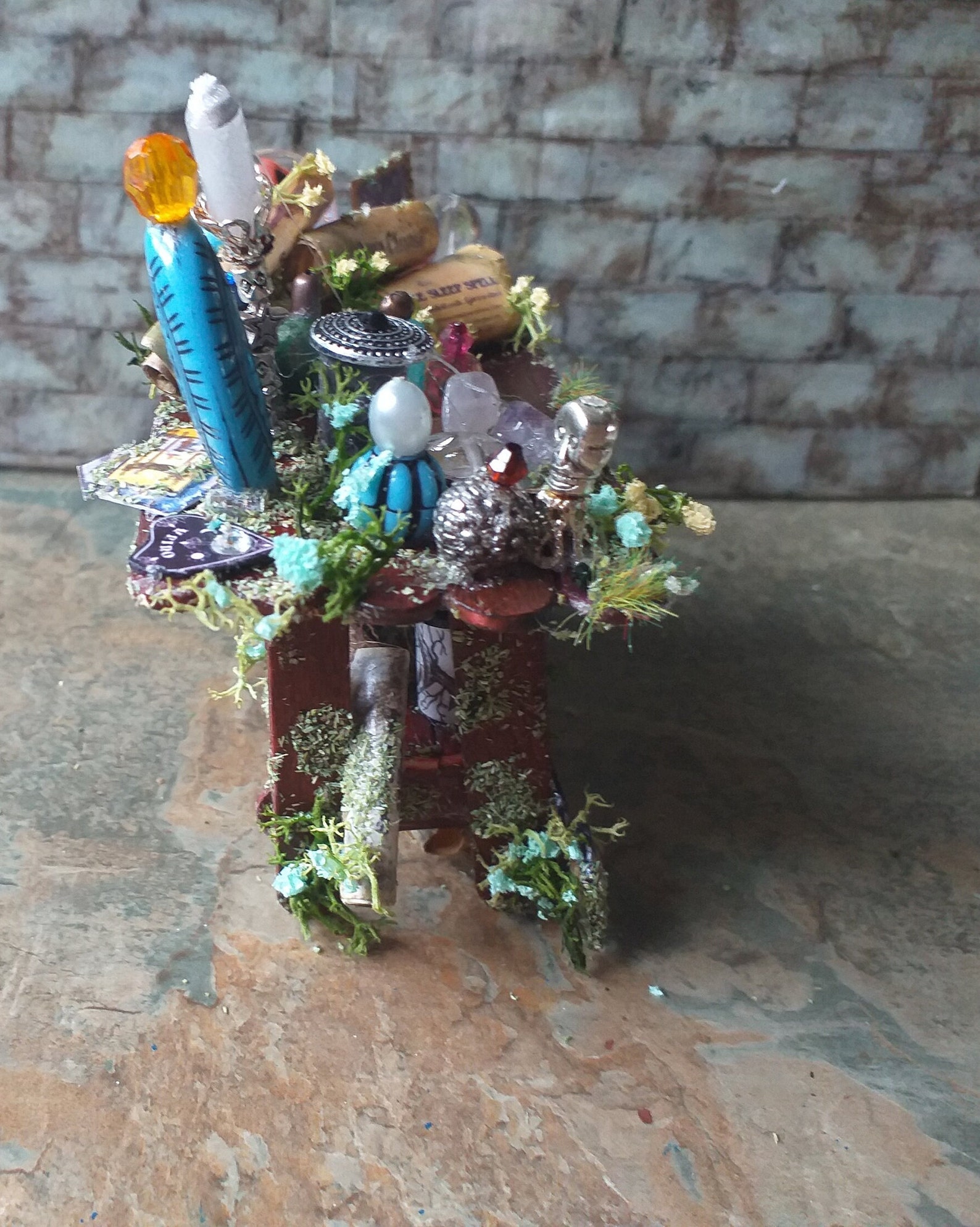 Wizards and Witches Miniature Witches Table Witches Altar - Etsy