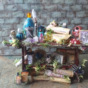 Wizards and Witches Miniature Witches Table Witches Altar - Etsy