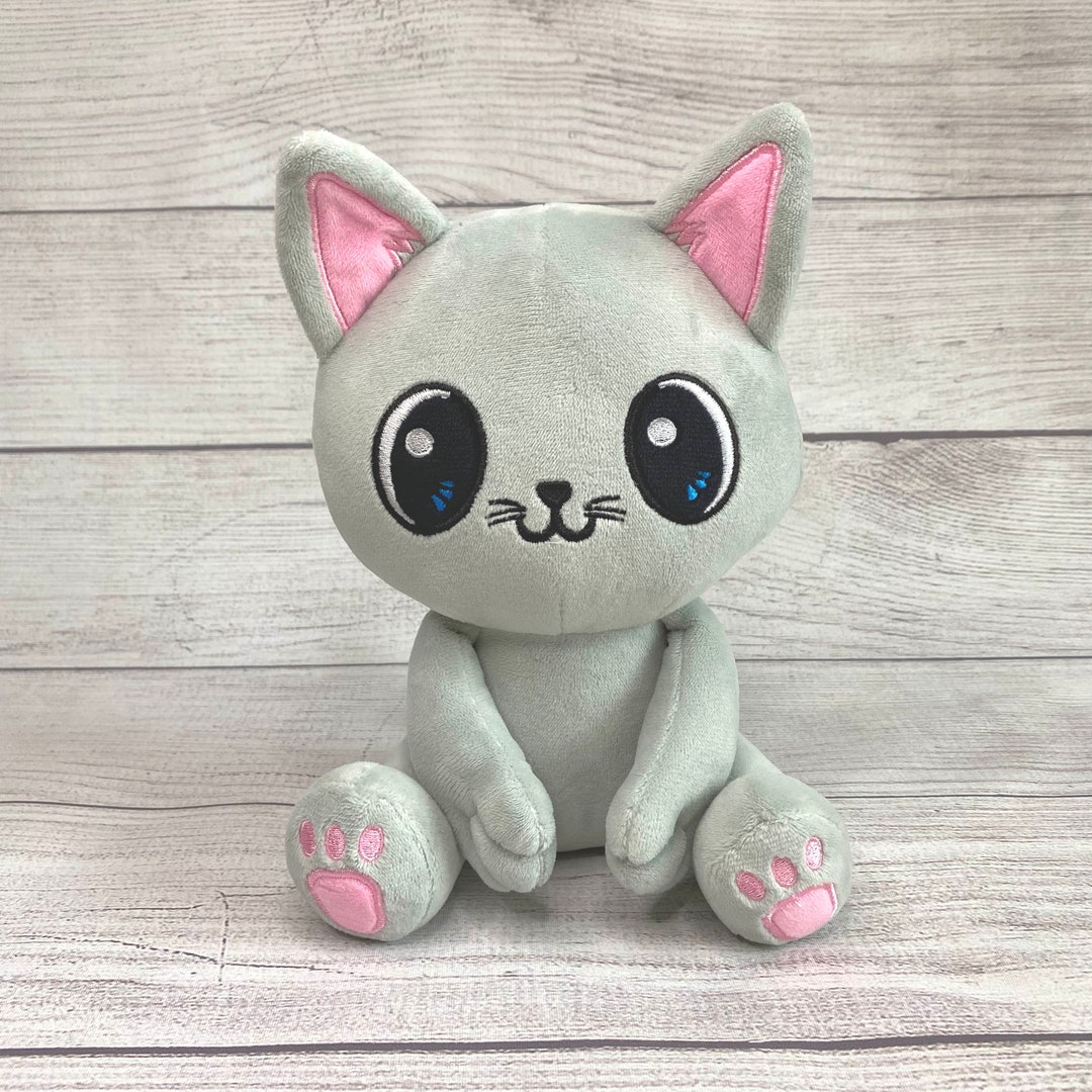 Adorable Stuffed Plush Cat. Personalization Can Be Added to Make This ...