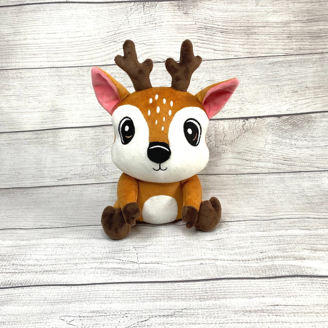Adorable Stuffed Plush Deer. Personalization Can Be Added to Make This ...