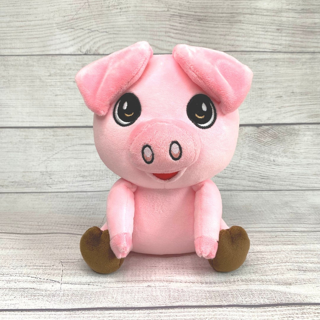 Adorable Stuffed Plush Pig. Personalization Can Be Added to Make This ...