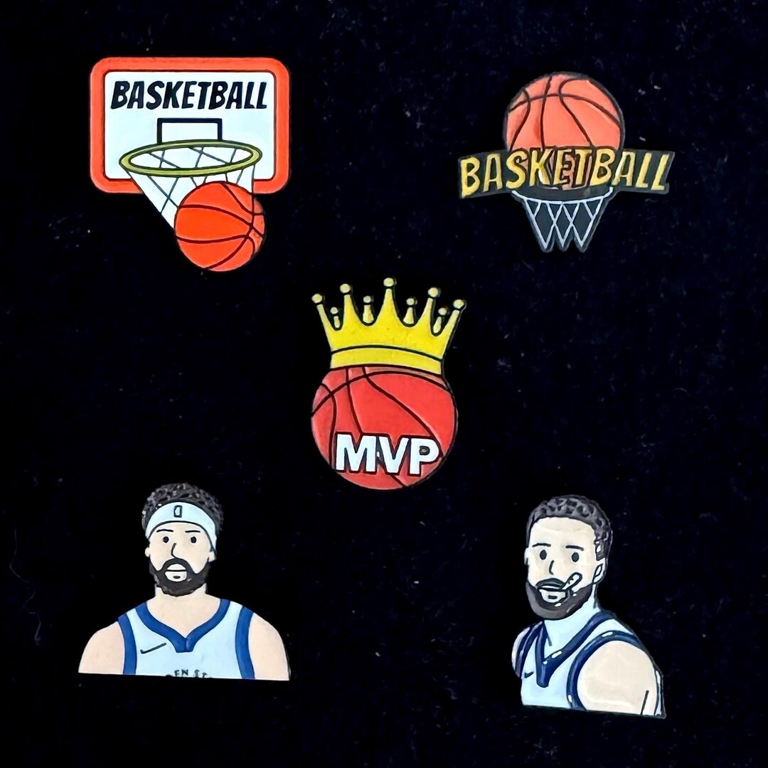 Basketball Game and Super Stars Enamel Pin - Punky Pins｜pin Badge ...