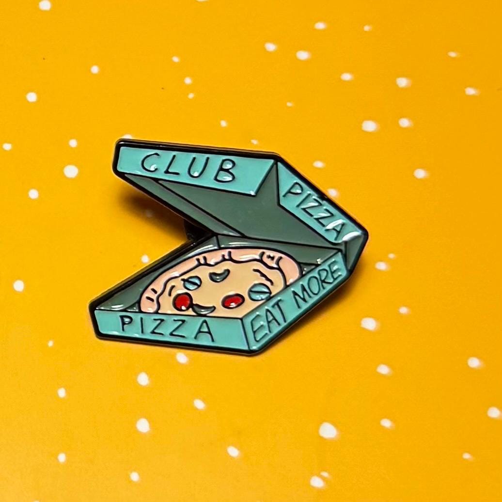 Cute Pizza Vintage Enamel Pin - Punky Pins｜pin Badge｜special Gift for ...