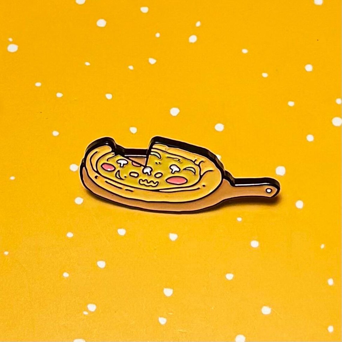 Cute Pizza Vintage Enamel Pin - Punky Pins｜pin Badge｜special Gift for ...