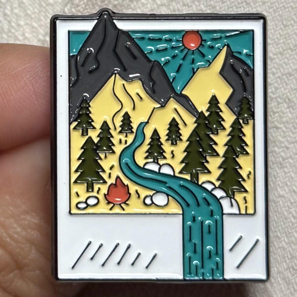 Travel Journey Natural Enamel Pin - Punky Pins｜pin Badge｜badges Funny ...