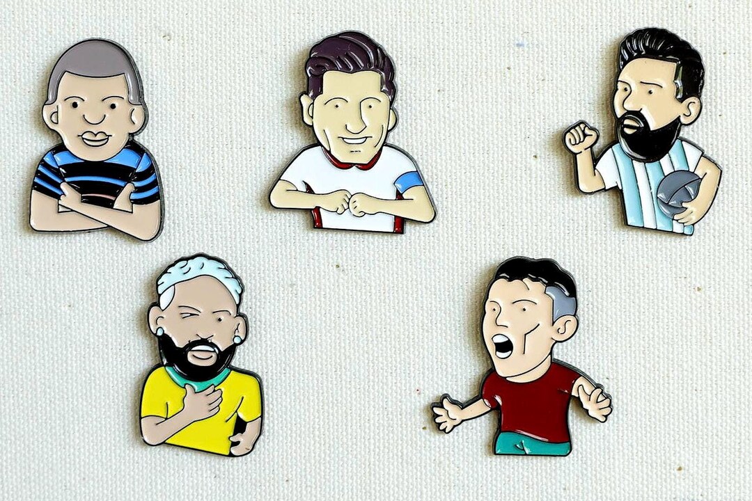 Soccer Star Enamel Pin - Punky Pins｜pin Badge｜badges Funny Pins, Cute ...