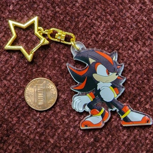 2 Inch Shadow Blaze and Rouge Keychains - Etsy